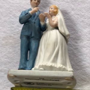 Norman Rockwell | Accents | Vintage Norman Rockwell Bride And Groom ...